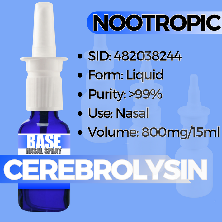 Buy Cerebrolysin Nasal Spray Peptide | 15ml Nasal Spray 800mg – Base Peptides