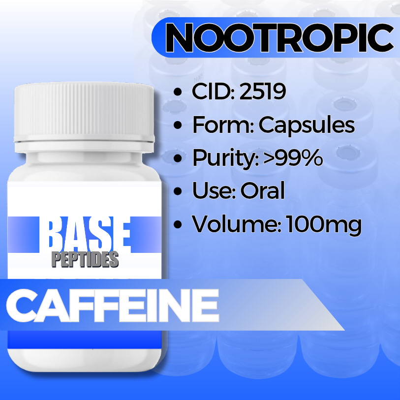 Caffeine Capsules | Nootropic Stimulant – Base Peptides